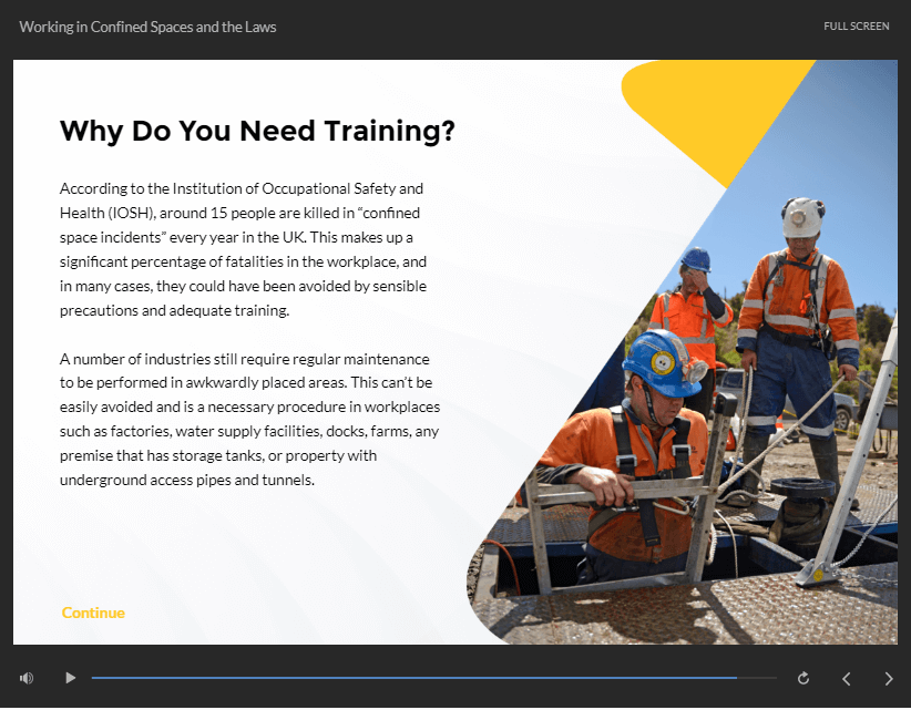 Working in Confined Spaces Training-Training Express