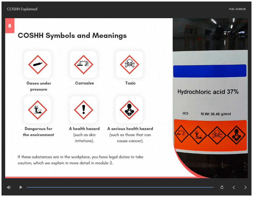 COSHH (Control of Substances Hazardous to Health) Training