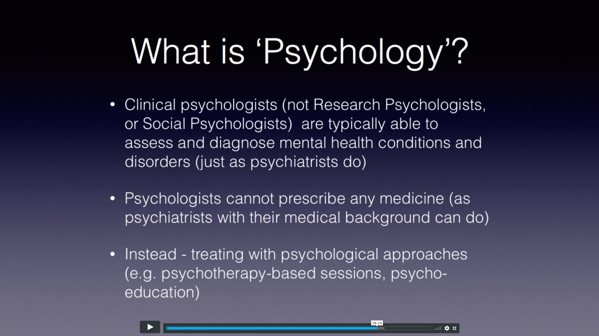 Introduction to Psychotherapy | Online Course