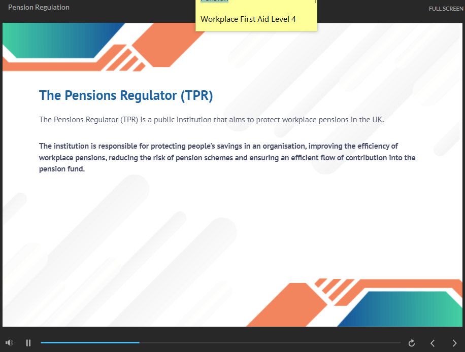 Pension – Training Express