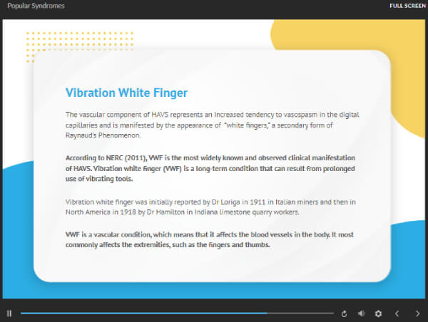 HAVS (Hand-Arm Vibration Syndrome) Training Course – Training Express