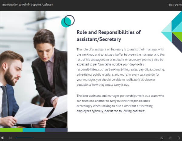 Business Administration Assistant – Training Express