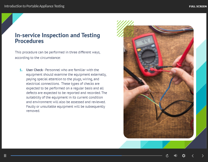 PAT - Portable Appliance Testing Training | Online Course